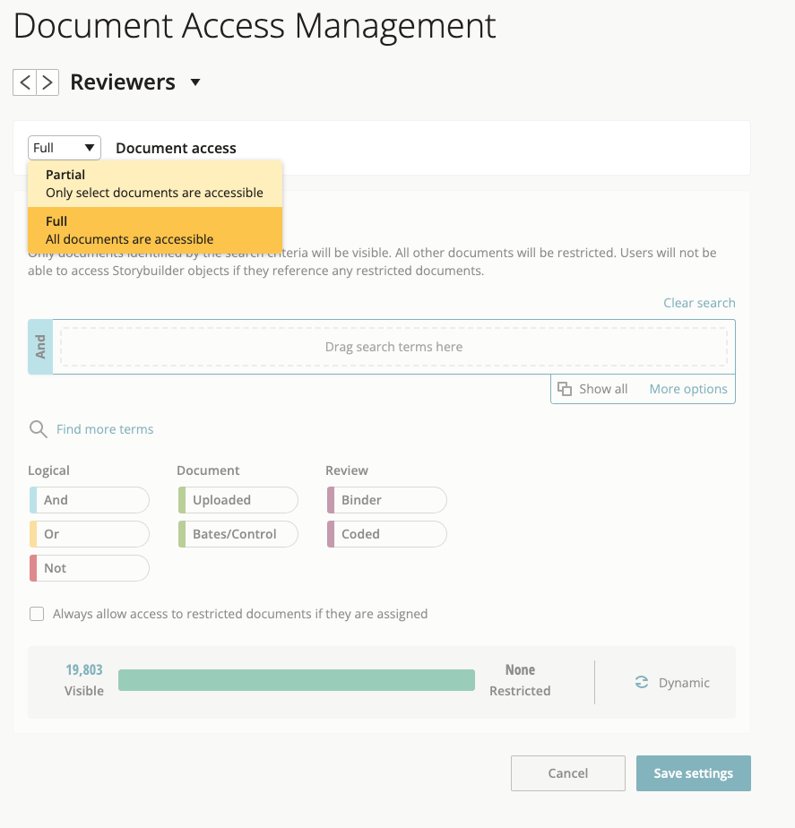 Document Access Management – Knowledge Base