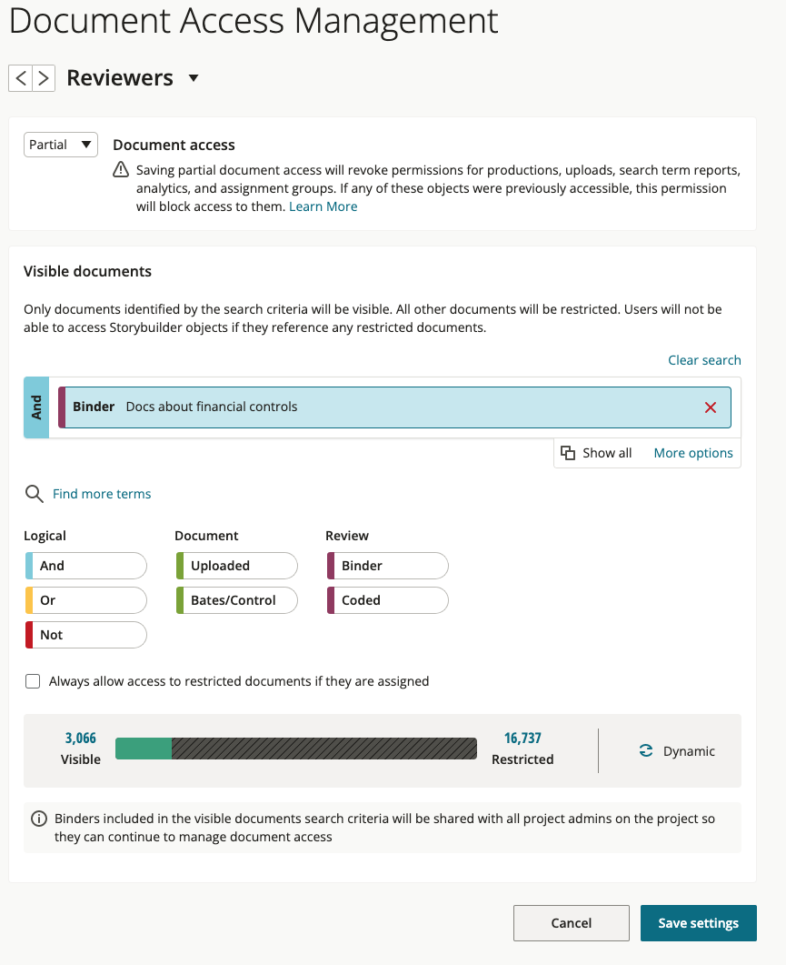 Document Access Management – Knowledge Base