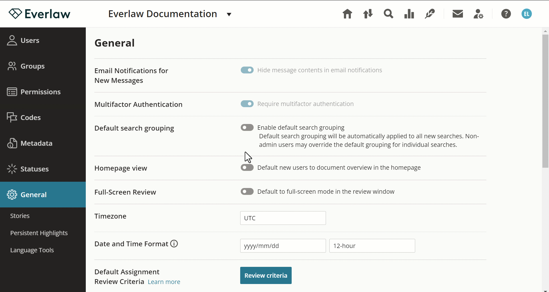 Deduplicate, Sample, Group, and Remove Search Hits Via "Search settings ...