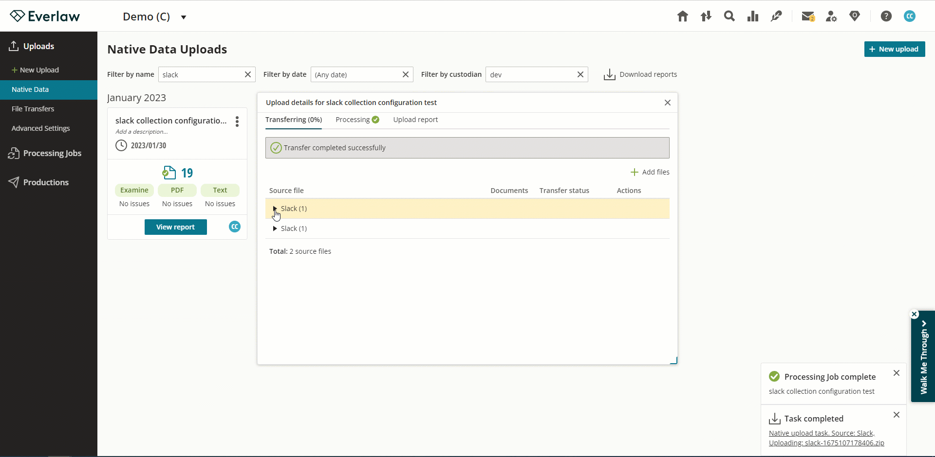 Upload Native Data to Everlaw – Knowledge Base