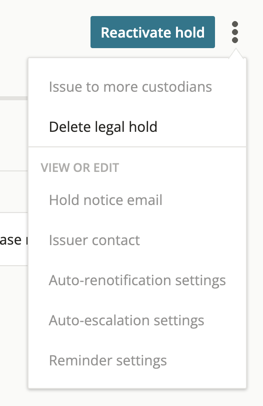 Legal Holds: Hold Notices – Knowledge Base