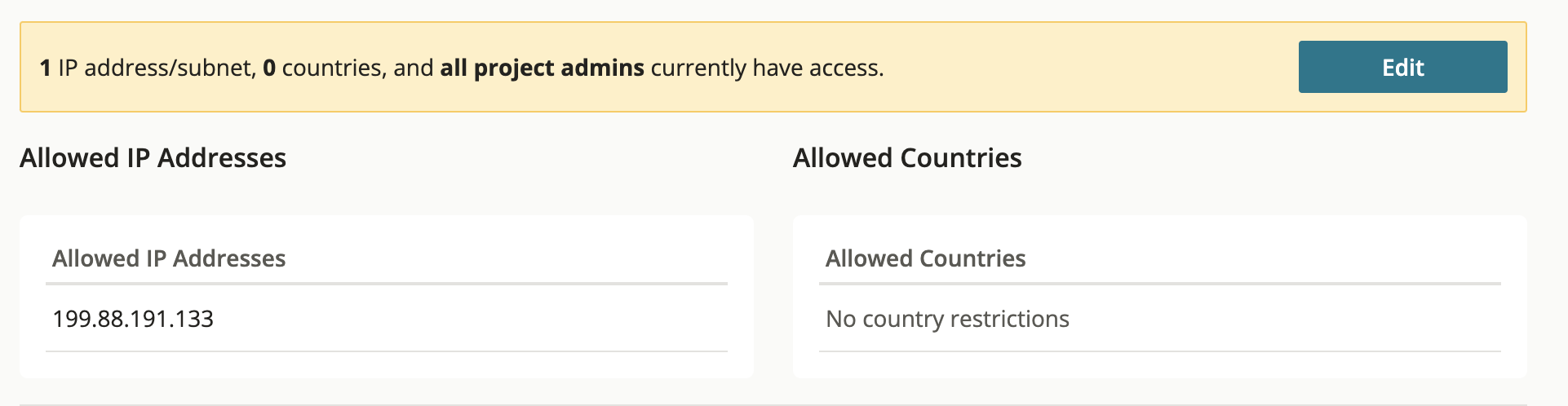 Approved Locations – Knowledge Base