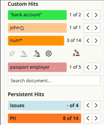 Using Hit Highlighting to Search Within Documents – Knowledge Base