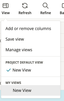 Search Results Table – Knowledge Base
