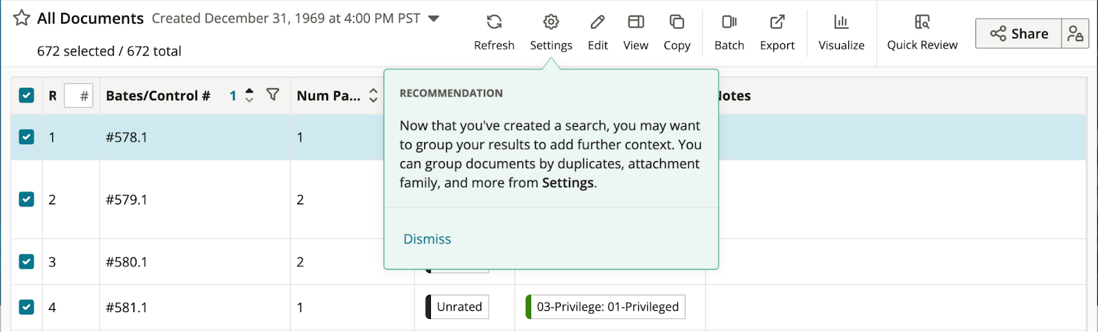 Smart Recommendations – Knowledge Base