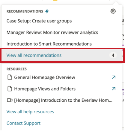 Smart Recommendations – Knowledge Base