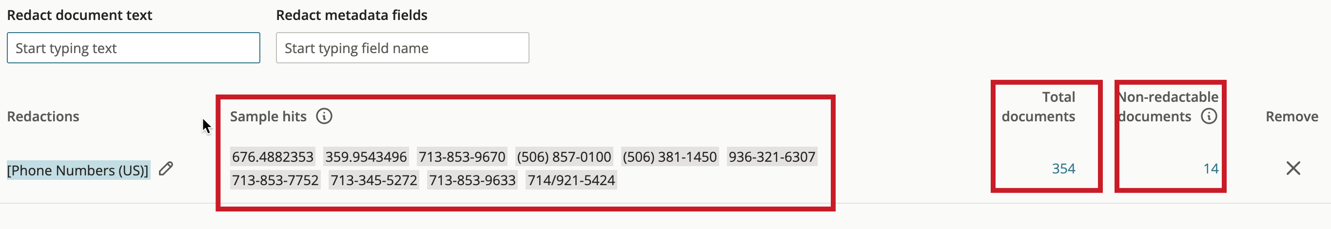 Redaction – Knowledge Base
