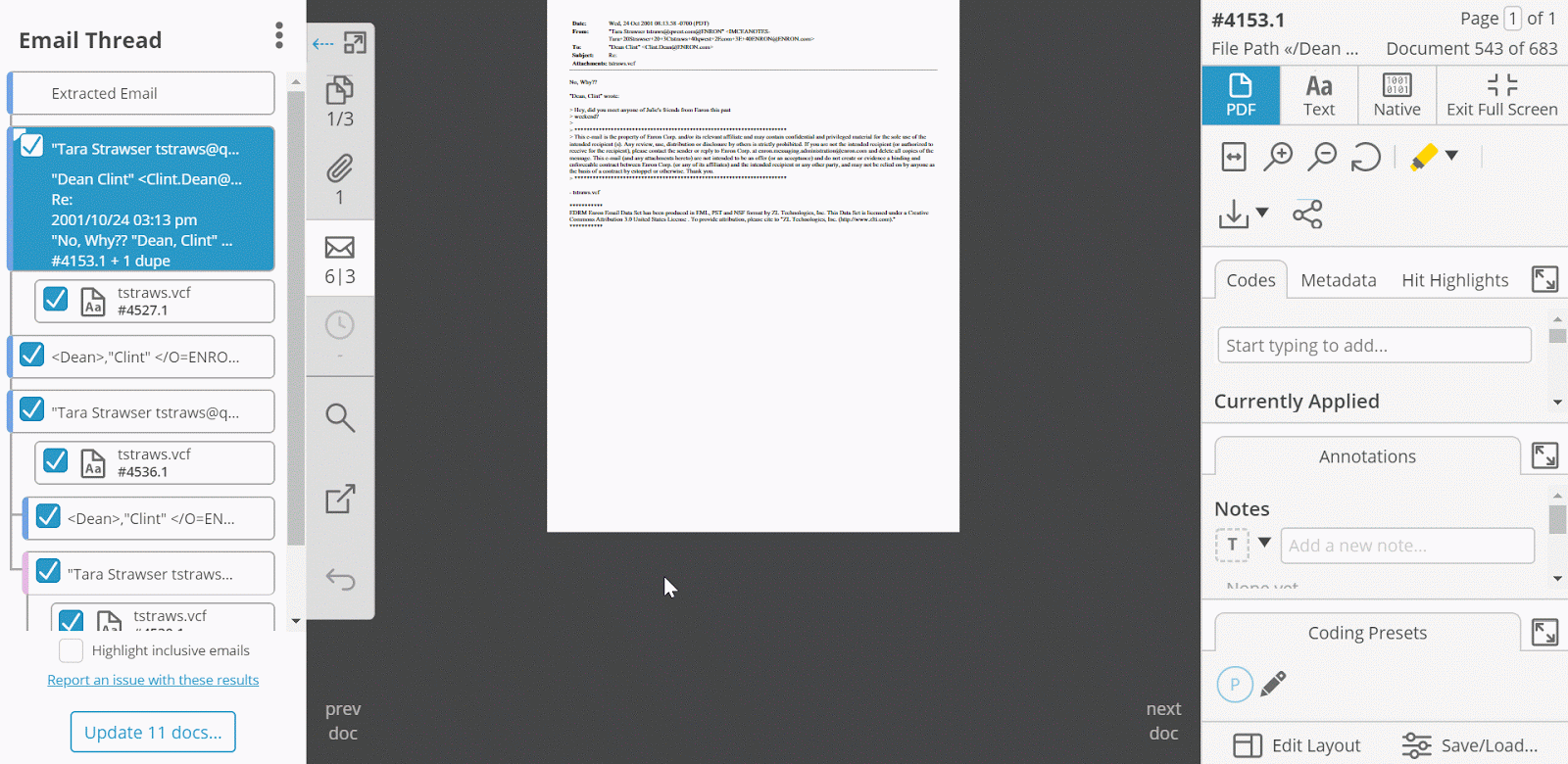 Context Panel: View and Batch Code Related Documents in Review Window – Knowledge Base