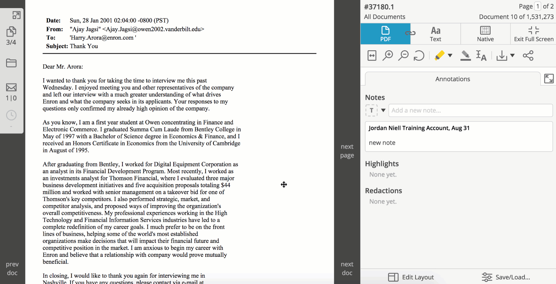 Notes and Highlights – Knowledge Base