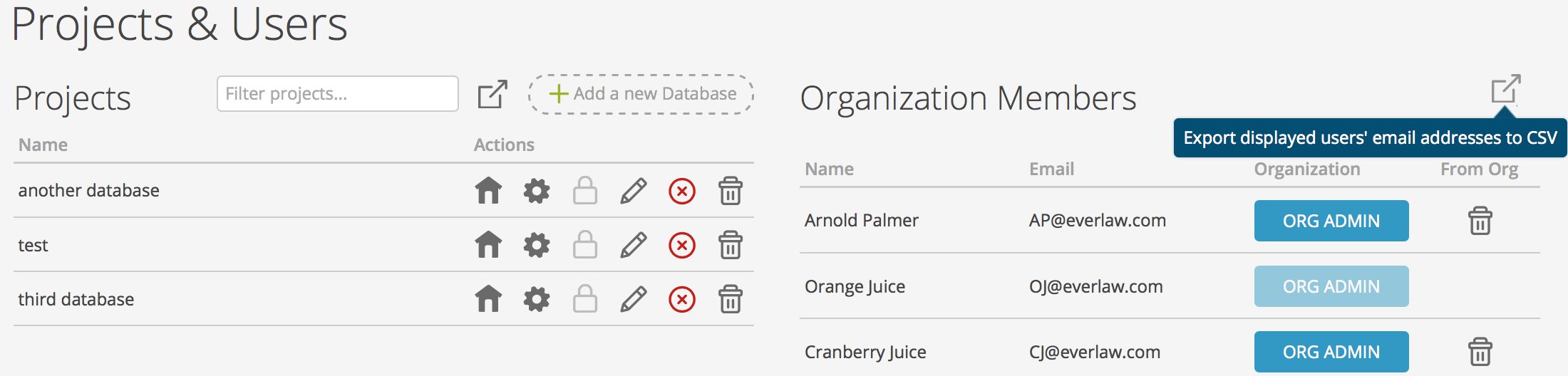 Organization Admin: Organization and Project Administration – Knowledge ...
