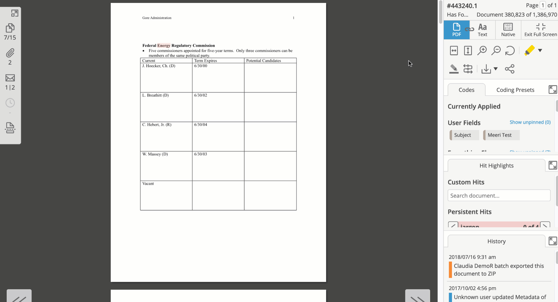 Navigating and Viewing Documents in the Review Window – Knowledge Base