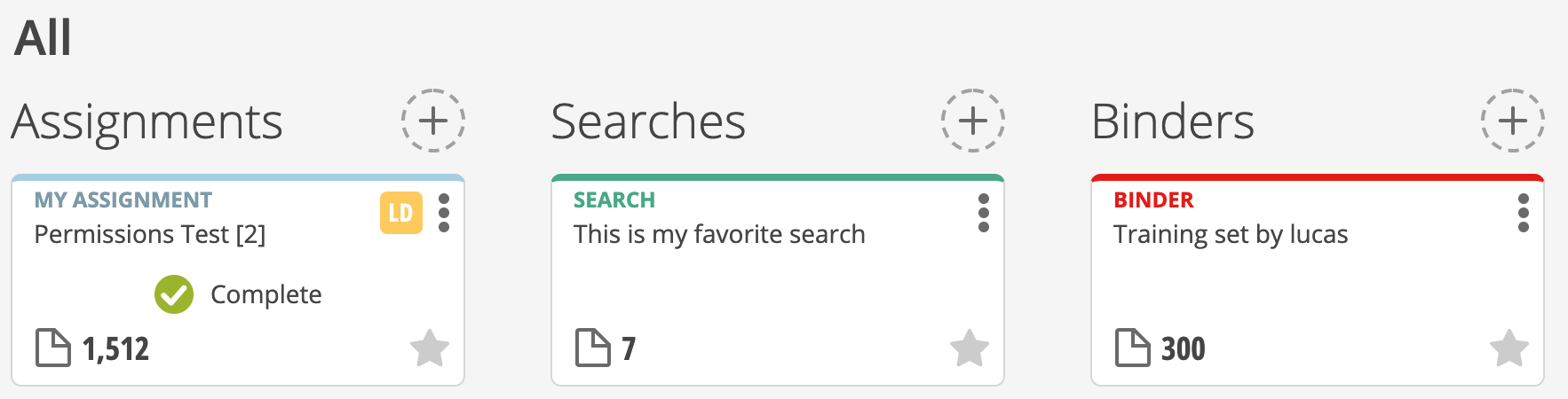 Search Results Table – Knowledge Base