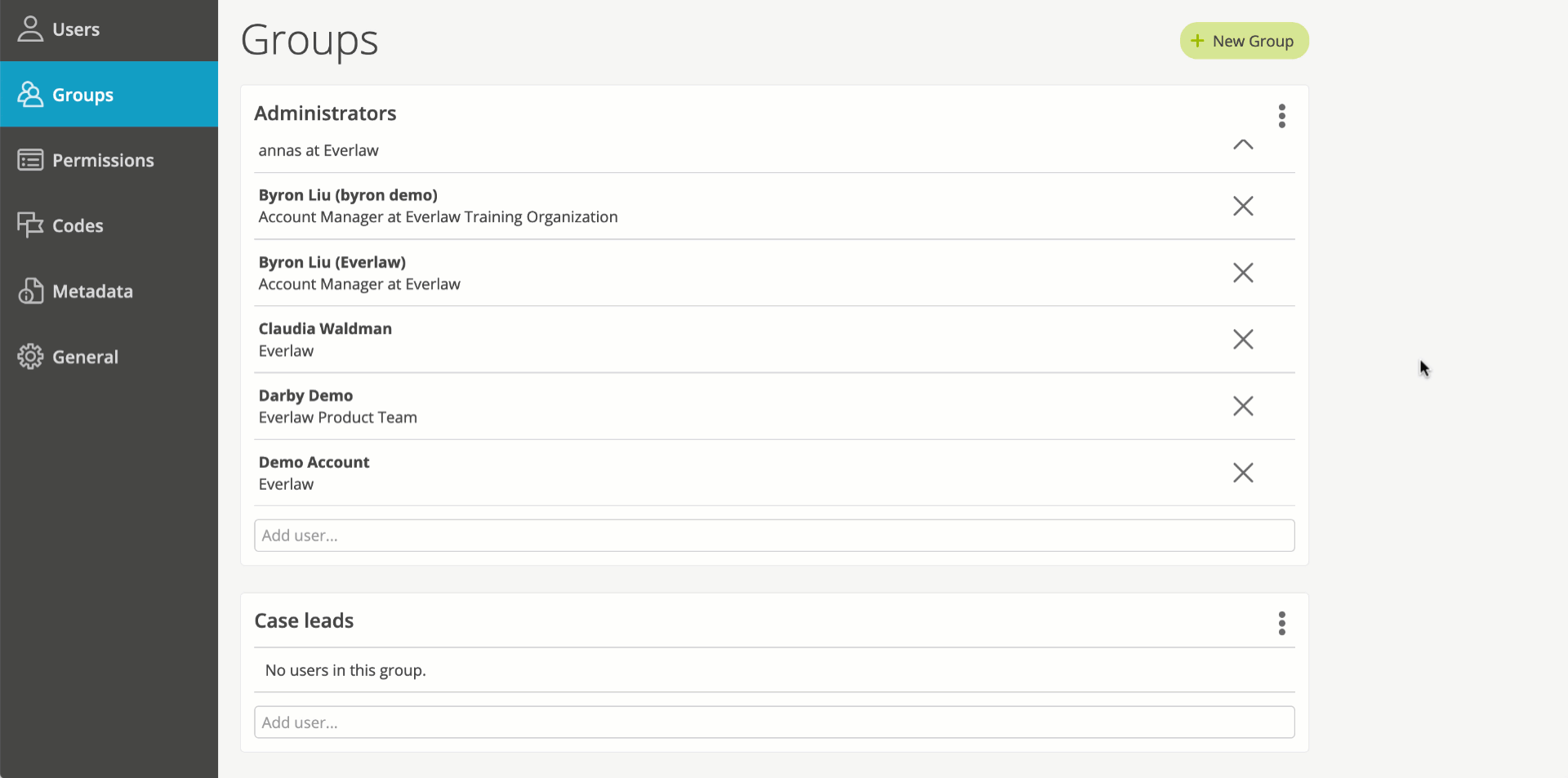 User Groups and Project Permissions – Knowledge Base