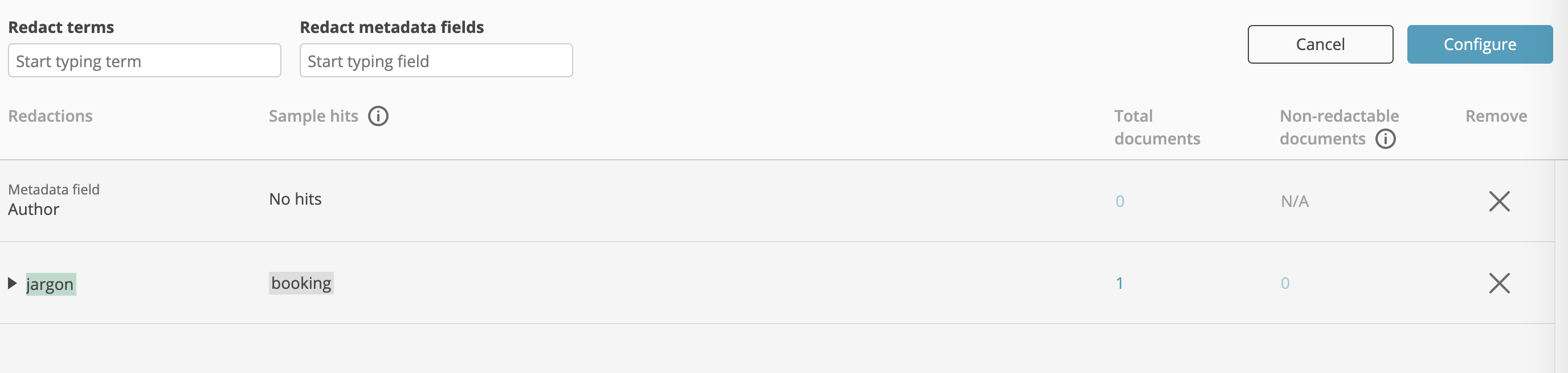 Redaction – Knowledge Base