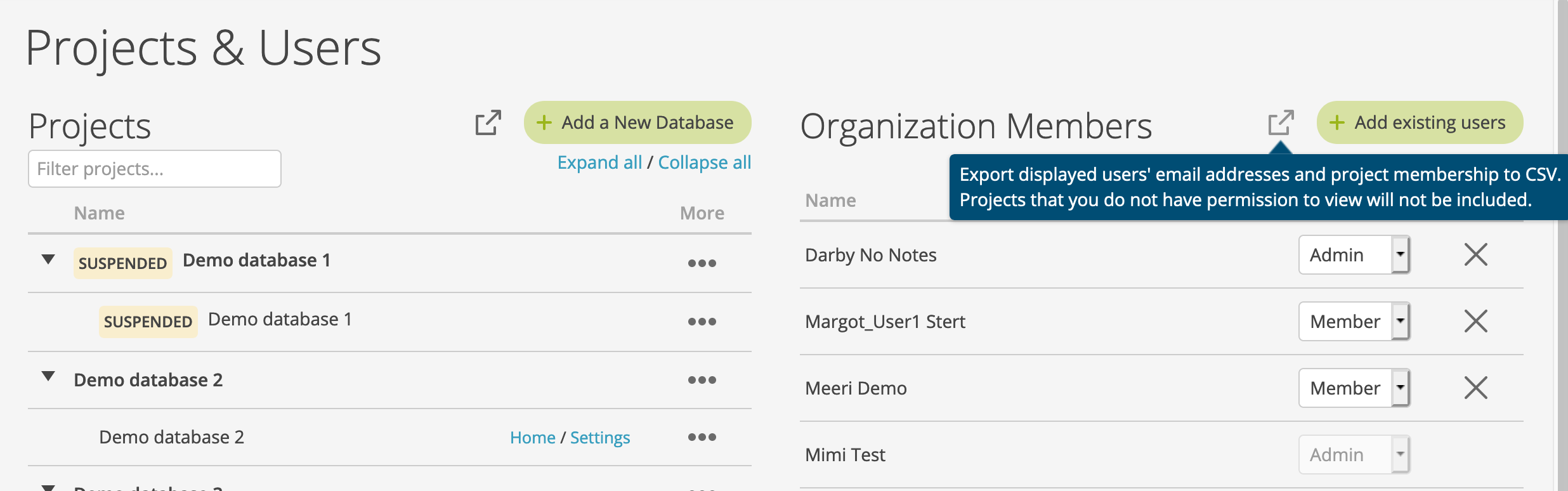 Organization Admin: Organization and Project Administration – Knowledge ...