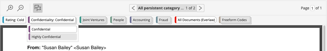 Quick Review Documents and Results – Knowledge Base