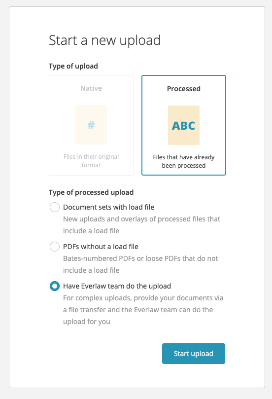 Transfer Files to Everlaw Support for Upload – Knowledge Base