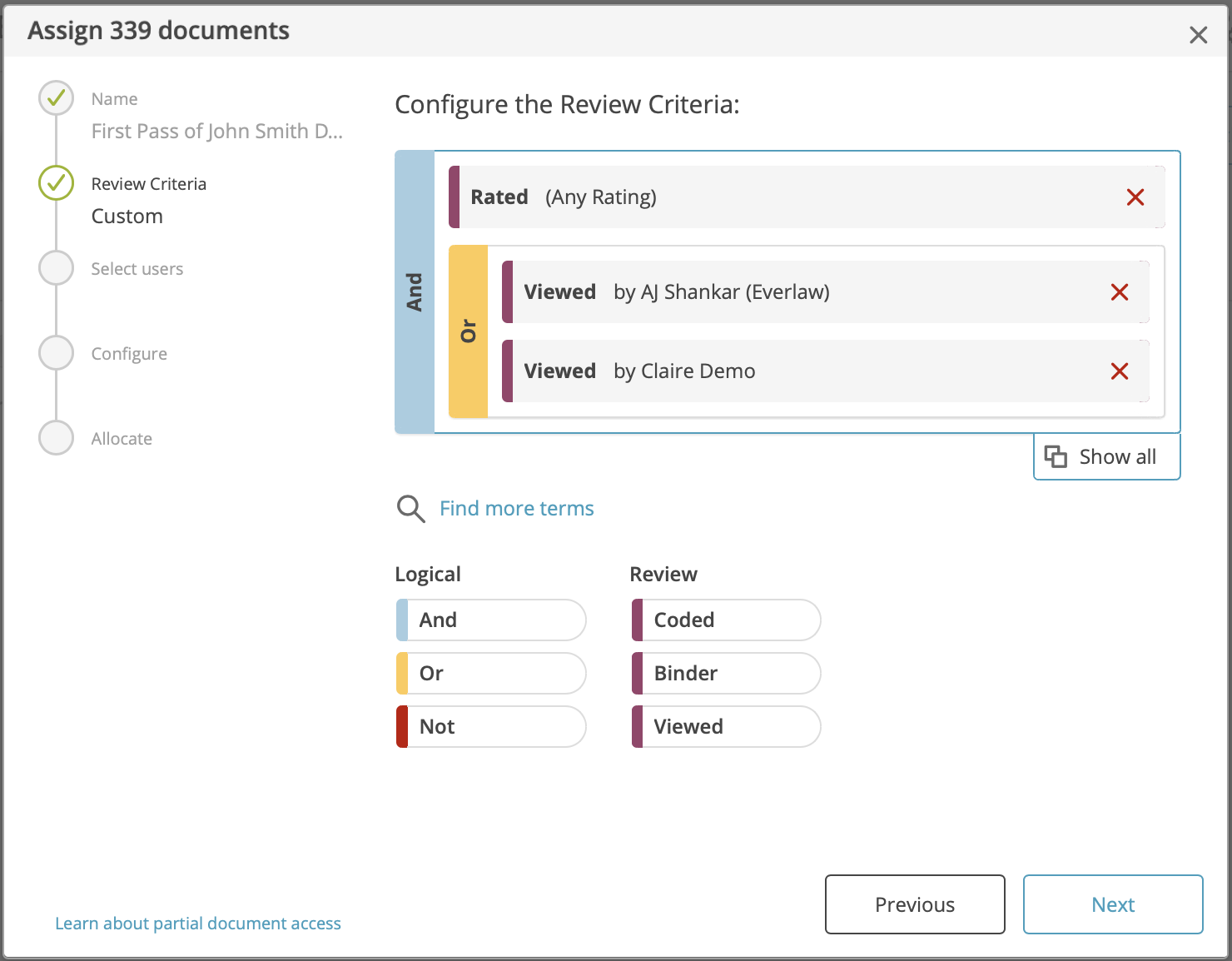 Sample Assignment Workflow - Responsiveness and Privilege Review ...