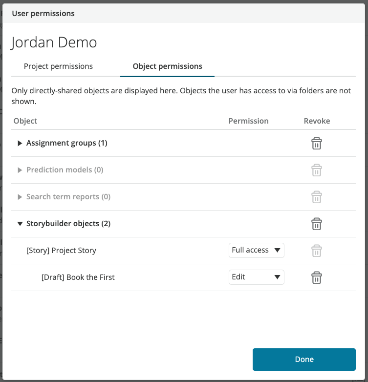 User Groups and Project Permissions – Knowledge Base