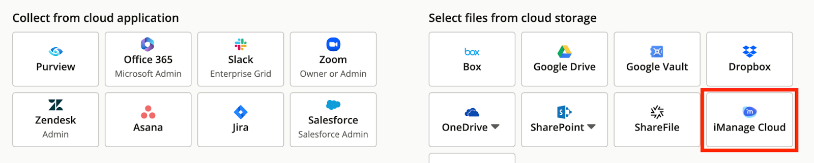 Upload Documents from iManage – Knowledge Base