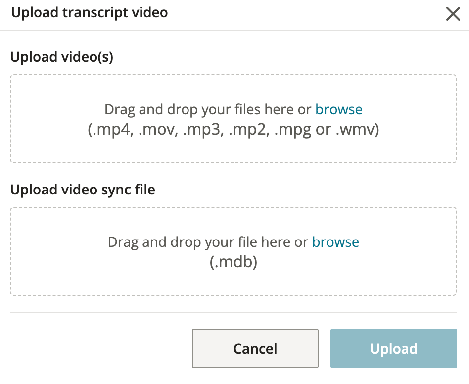 Upload and Administer Deposition Transcripts – Knowledge Base