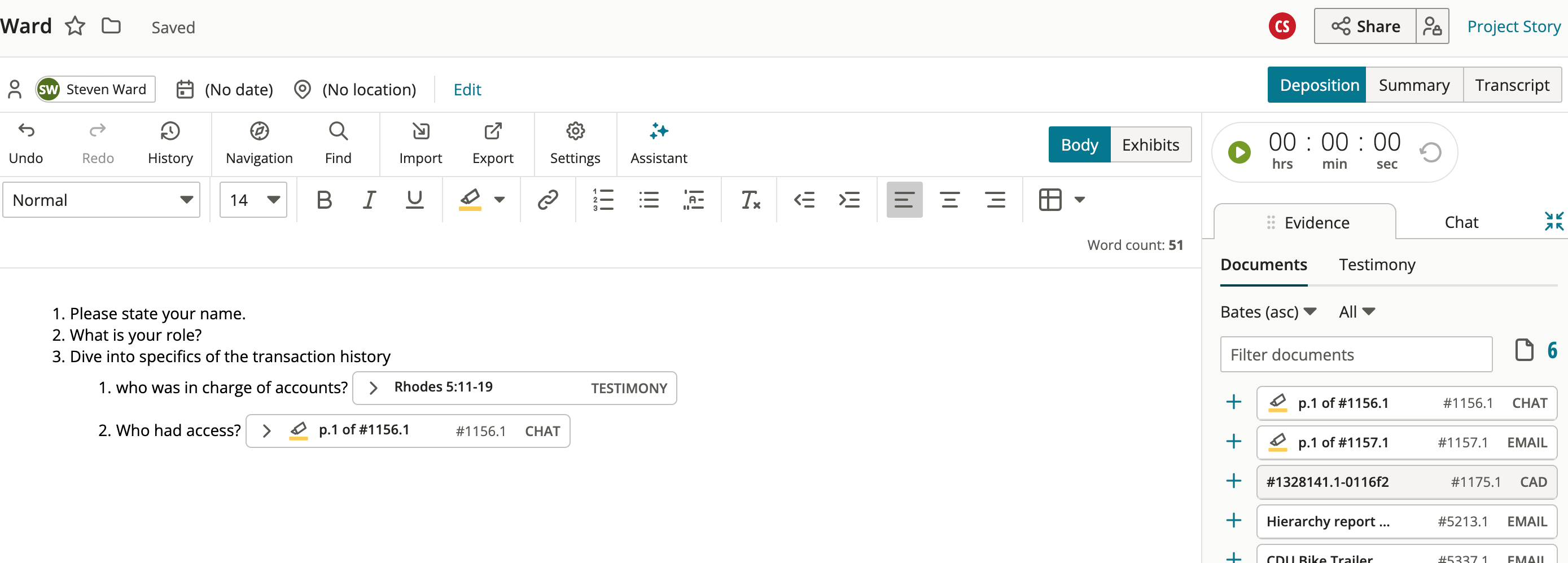 Introduction to Depositions on Everlaw – Knowledge Base