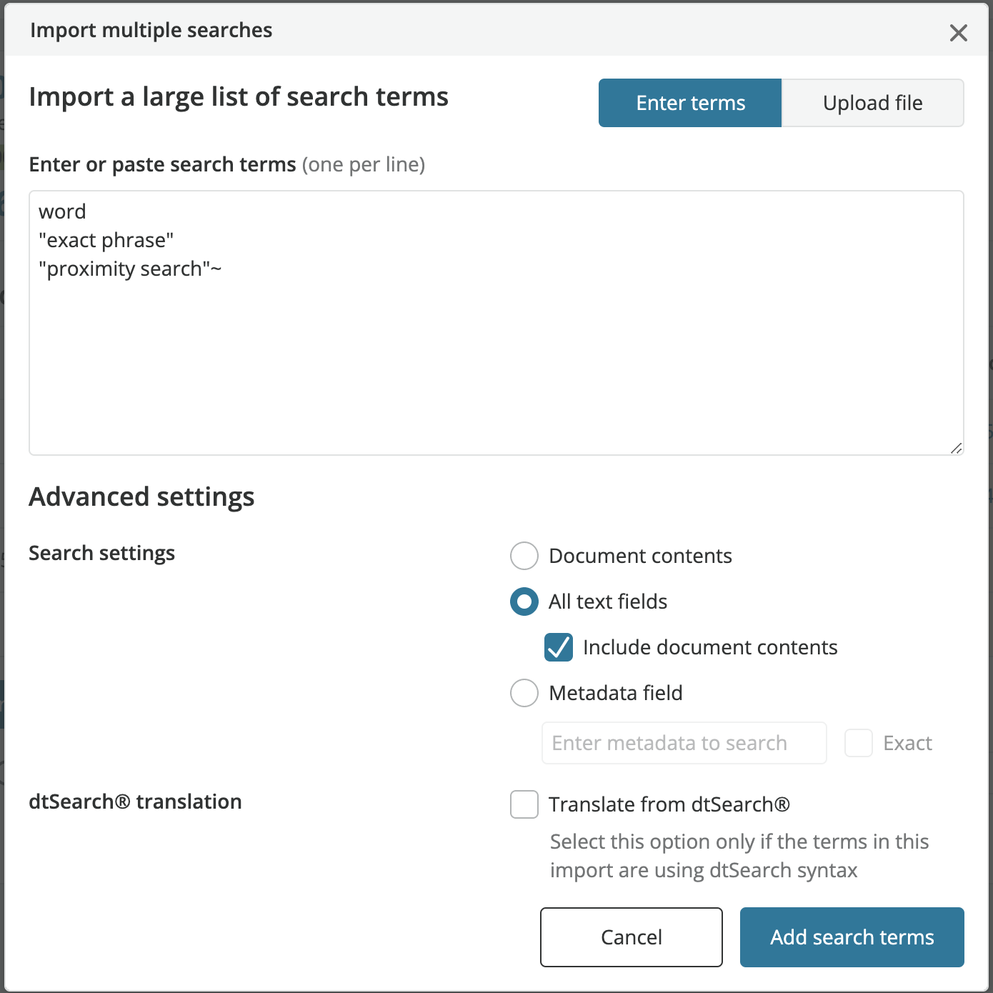 Search Term Reports – Knowledge Base