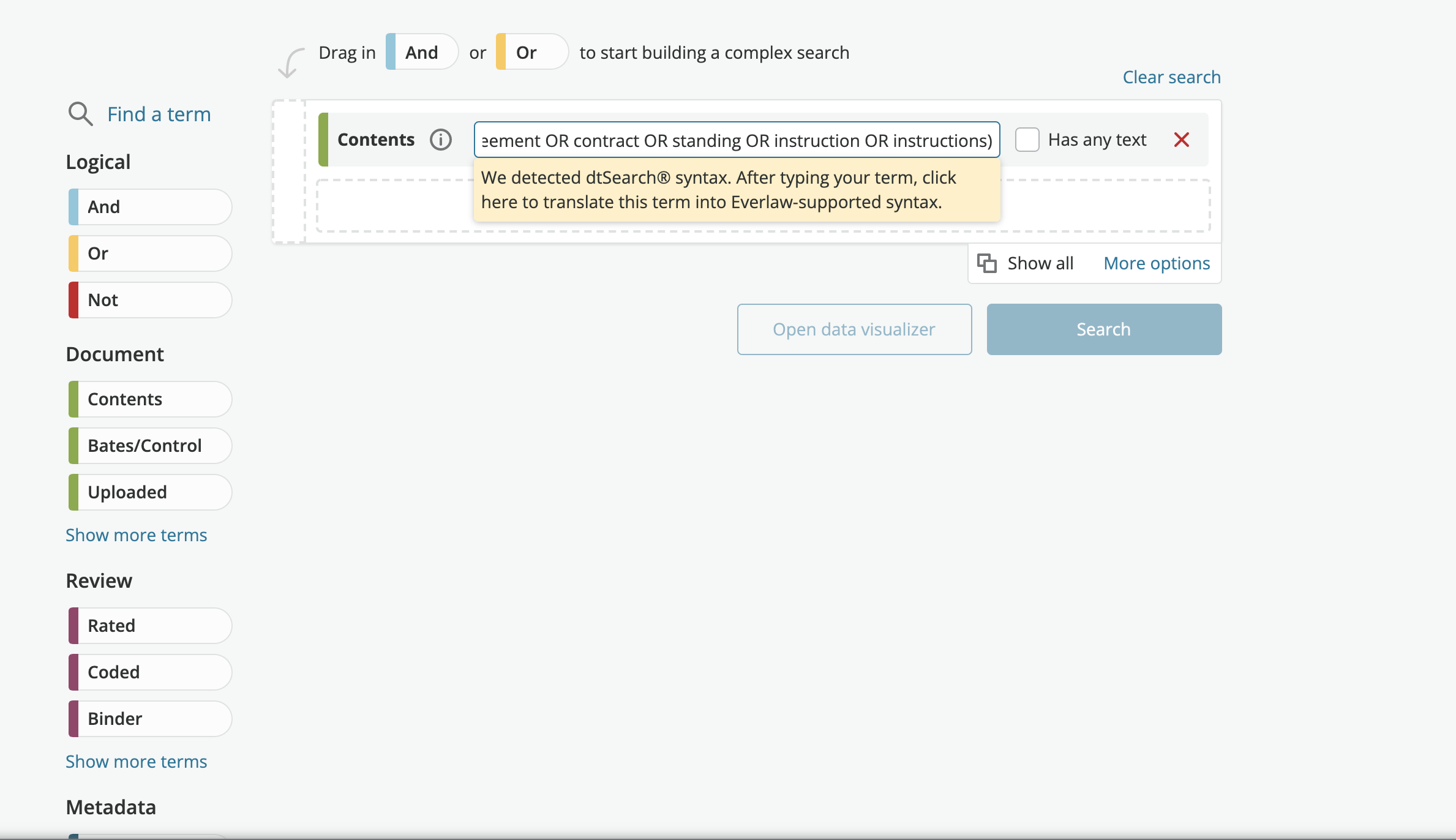 dtSearch® Translation – Knowledge Base