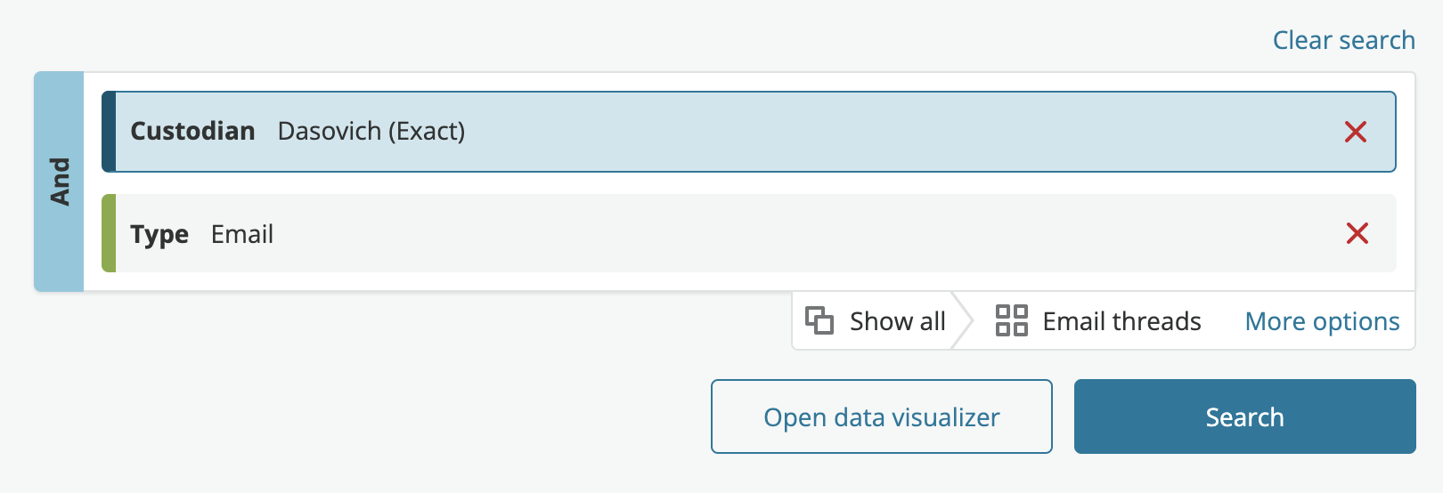 Deduplicate, Sample, Group, and Remove Search Hits Via "Search settings ...