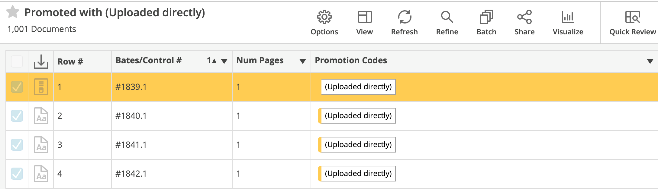 Early Case Assessment Databases – Knowledge Base